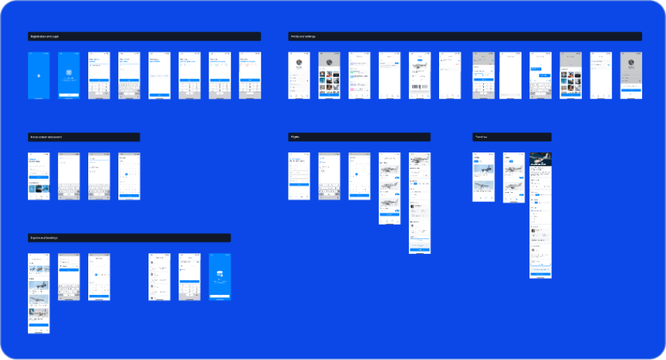 Plane Flights App Template